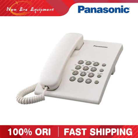 【ขายร้อน】panasonic เครื่องโทรศัพท์ Kx Ts500mx โทรศัพท์บ้านแบบตั้งโต๊ะ
