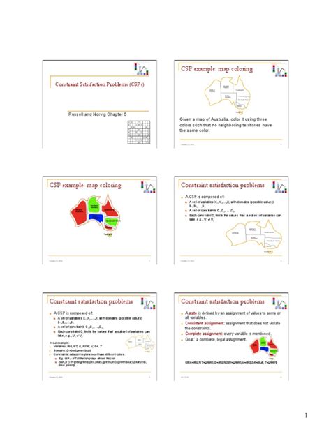 Csp Example Map Coloring Constraint Satisfaction Problems Csps