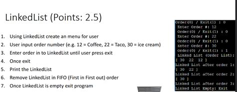 Solved Linkedlist Points 25 1 Using Linkedlist Create