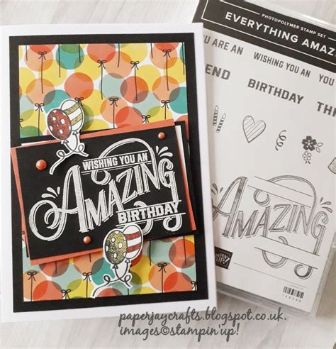 PaperJay Crafts Everything Amazing Birthday Card