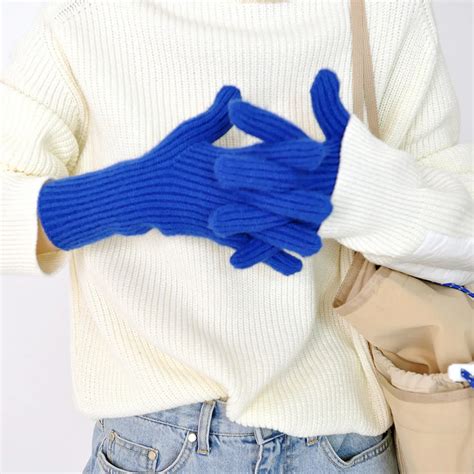 2022 단색 니트 모직 장갑 겨울 스크린 학생 라이딩 분할 손가락 커플 두껍고 따뜻한 장갑 Aliexpress