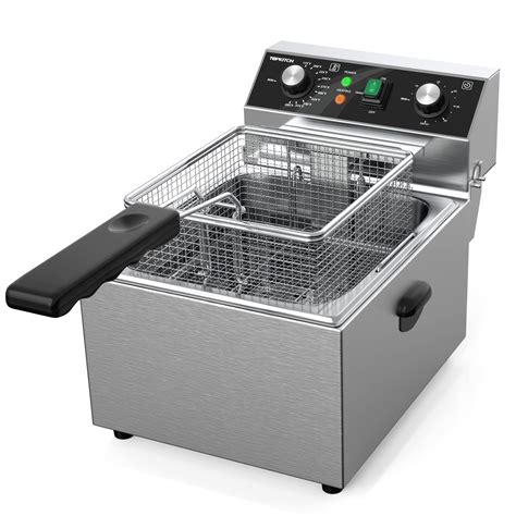 Topkitch Electric Deep Fryer Stainless Steel Deep Fryer With Basket
