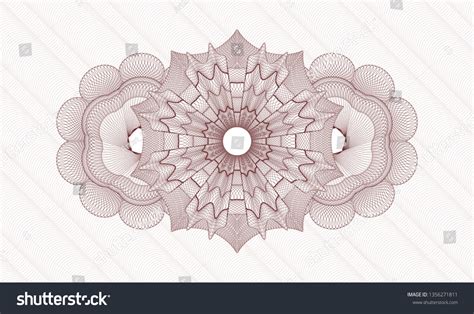 Red Passport Money Rosette Stock Vector Royalty Free 1356271811