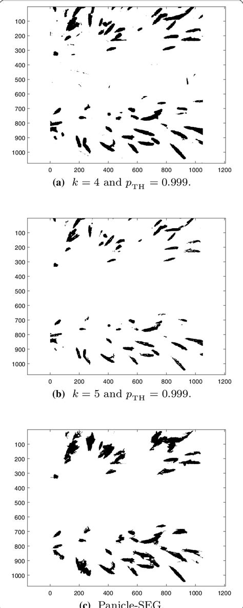Segmentation Results Of Image 3 With K 4 And 5 And Panicle Seg Download Scientific Diagram