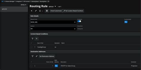 Exception Error When Projection Is Called Through Routing Address Ifs