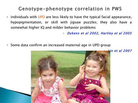 Genotype Phenotype Correlation In Prader Willi Syndrome Ppt