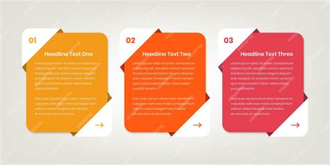 Premium Vector Minimal Infographic Data Presentation Template With Long Text