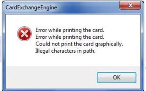 Illegal Characters In Path