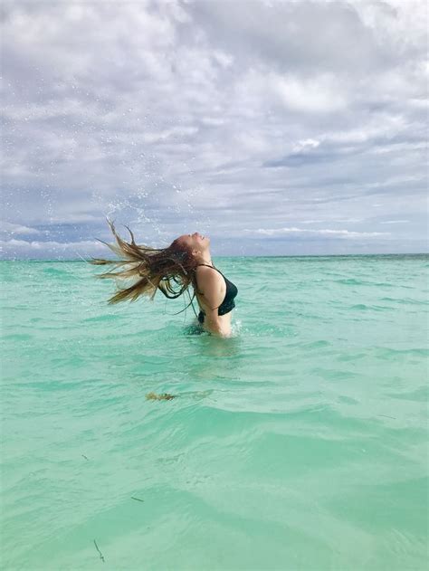 Flipping My Hair Back While Standing In The Water Beachphoto Follow Me On Instagram