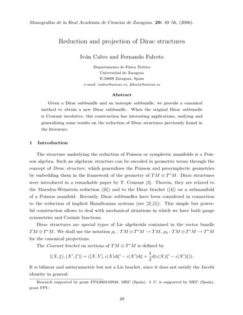 Reduction And Projection Of Dirac Structures