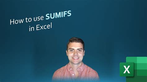 How To Use Sumifs In Excel Youtube