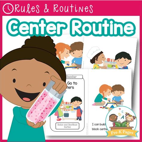 Center Visual Routine Pre K Pages