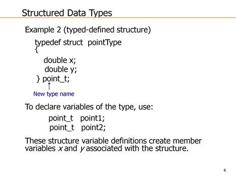 structured data types a structure can be used to combine data of different types into a single