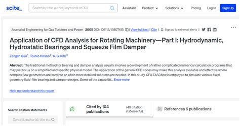 Application Of Cfd Analysis For Rotating Machinery—part I Hydrodynamic Hydrostatic Bearings