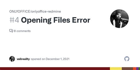 Opening Files Error · Issue 4 · Onlyofficeonlyoffice Redmine · Github