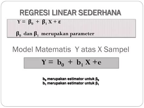 Contoh Regresi Linear Sederhana Ppt Regresi Linear My Xxx Hot Girl
