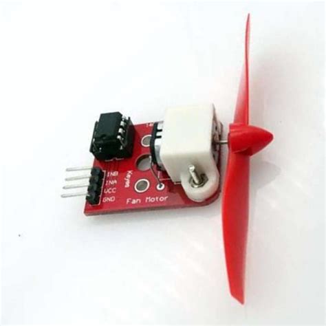 Jual Oem L9110 Fan Motor Module Fan Propeller Firefighting Robot For Arduino Red 5 V Di