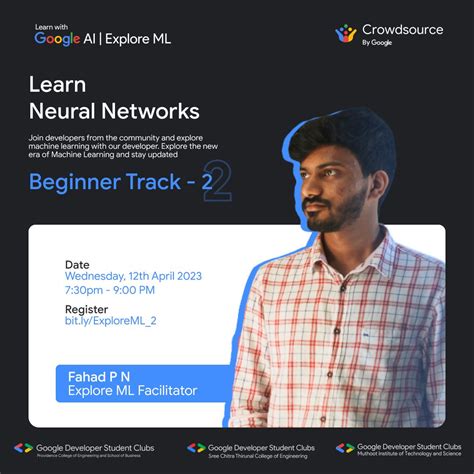 Gdsc Sctce On Linkedin Machinelearning Opportunity Ml Event