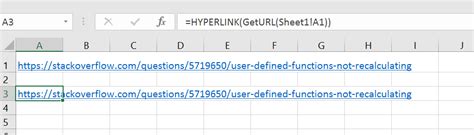 Excel Vlookup And Hyperlink Not Working Stack Overflow