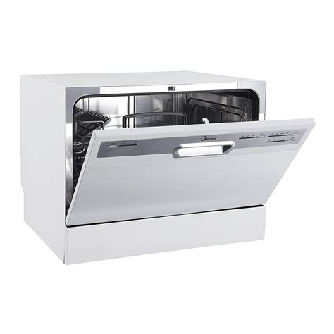 ჭურჭლის სარეცხი მანქანა 6 კომპლექტი Midea Mcfd55200w ყიდვა ყველაზე იაფად ან განვადებით