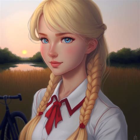 Славя БЛ Самая трудолюбивая девочка лета БЛ нейроарт Бесконечное лето Ru Vn