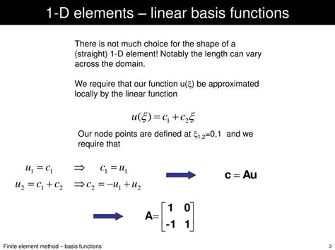 Ppt Finite Elements Basis Functions Powerpoint Presentation Free Download Id 207446