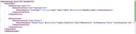 Textbox Inside Column Radzen Blazor Components Radzen