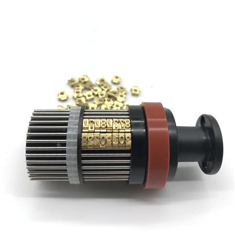 3 0t 3 5r Coding Machine Letters For Ink Roll Coder China Brass