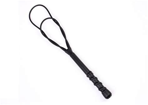 Mature Bdsm Coated Steel Twin Cord Beater Spanker Black Etsy