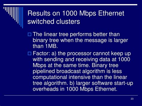 Ppt Techniques For Pipelined Broadcast On Ethernet Switched Clusters Powerpoint Presentation