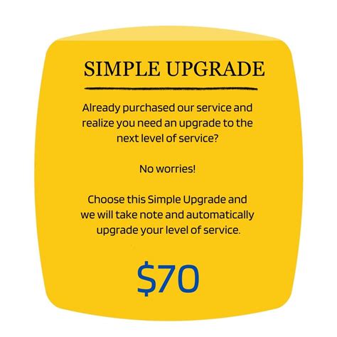 Simple Upgrade — Night And Day Resume