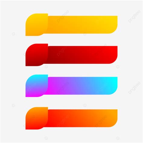 Blank Gradient Textbox Design Vector Gradient Design Textbox Design