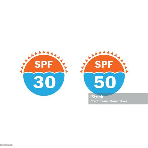 자외선 차단 세트 Uv 지 수 Spf 50 30 벡터 아이콘 0명에 대한 스톡 벡터 아트 및 기타 이미지 0명 가격 개념 Istock