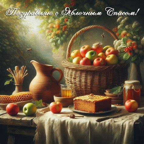40 открыток и поздравлений с Яблочным Спасом скачать бесплатно красивые картинки Люди Из