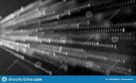 Binary Code Abstract Technology Background Big Data Coding Or Hacker