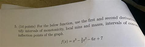 Solved 14 ﻿points ﻿for The Below Function Use The First