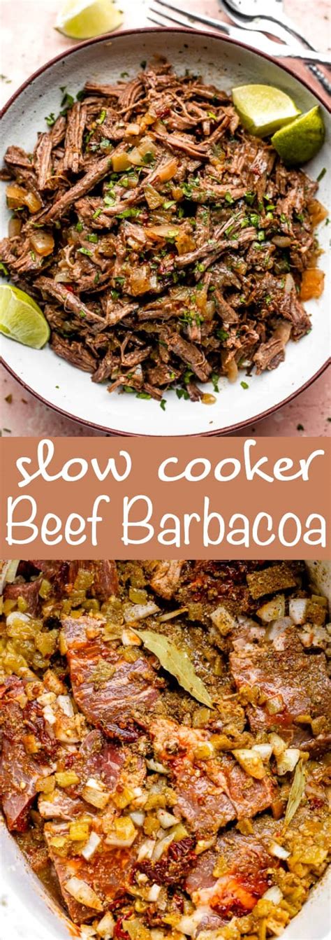 Slow Cooker Beef Barbacoa Recipe Easy Mexican Recipe
