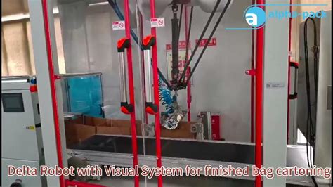 Fully Automatic Production Line Labeling 8bt Doypack Counting Delta Robot Carton Sealer