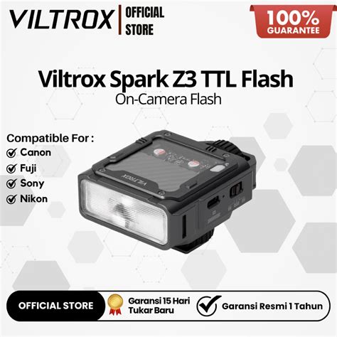 Jual Viltrox Spark Z3 Ttl On Camera Flash Compatible For Canon Fuji