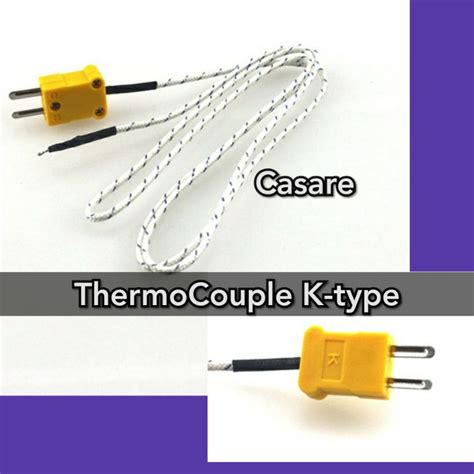 Jual Thermocouple K Type Kabel Sensor Suhu Shopee Indonesia