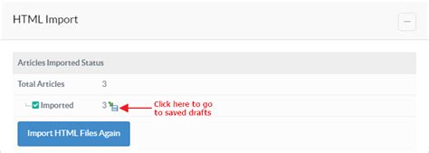 Importing Data From An HTML File