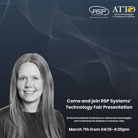 Rsp Systems On Linkedin Attd2024 Diabetescare Noninvasiveglucosemonitoring Diabetestechnology
