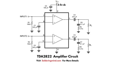 Tda2822 Amplifier Circuit