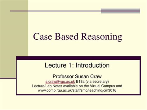 Ppt Case Based Reasoning Powerpoint Presentation Free Download Id 234330