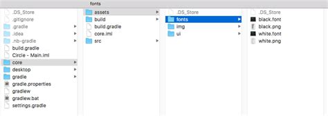 java libgdx error loading font file netbeans game development