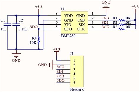 Bmp280 Barometric Pressure And Altitude Sensor I2c Spi Module