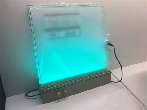 engraved plexiglass animation box with arduino and 8 x 32 led neopixel display 5 steps