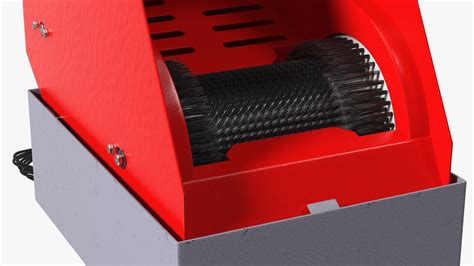 Industrial Shoes Cleaner Boot Boy Red 3d Model 18 3ds Blend C4d