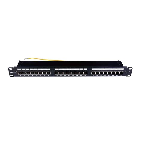 Patch Panel 1u 19inch Cat 5e UTP Shielded 24 Ports P198 24 Distribution Frame And MDF