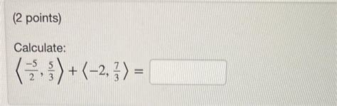 Solved Points Calculate Calculate Chegg Com